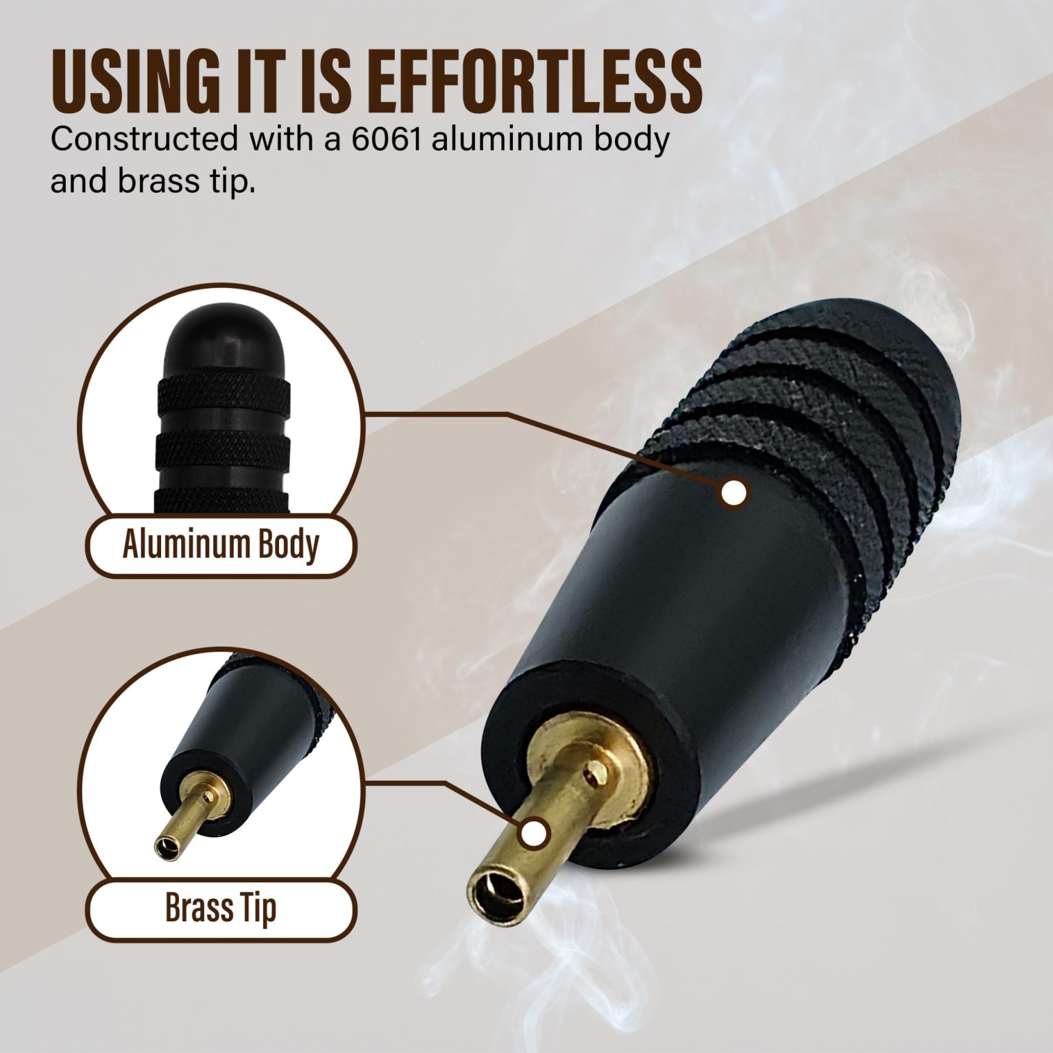 Butane Lighter Air Bleed Tool - Cigar prop