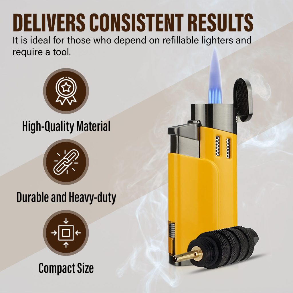Butane Lighter Air Bleed Tool Version 2.0 - Cigar prop