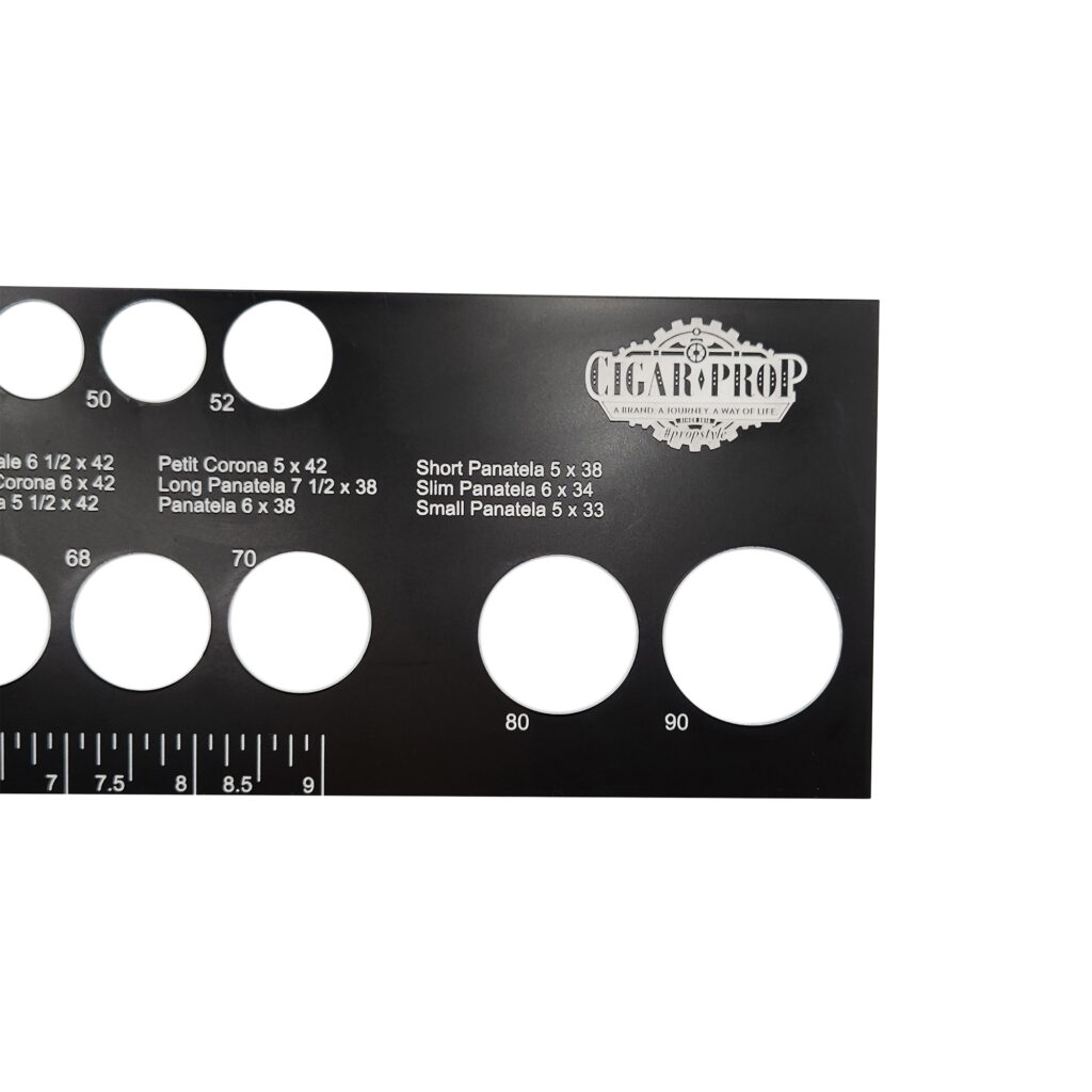 Industrial Impact Acrylic Cigar Ring Gauge Tool by Cigar prop - Cigar prop
