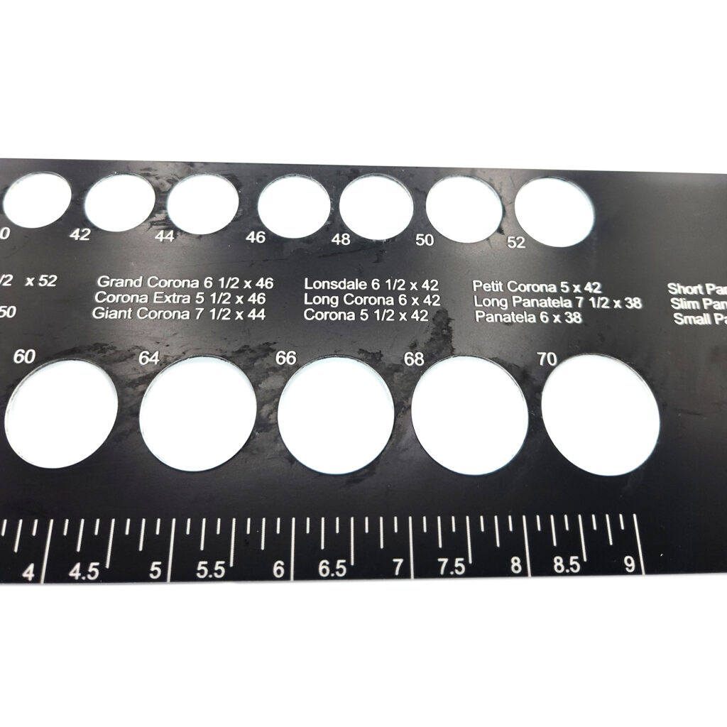 Industrial Impact Acrylic Cigar Ring Gauge Tool by Cigar prop - Cigar prop