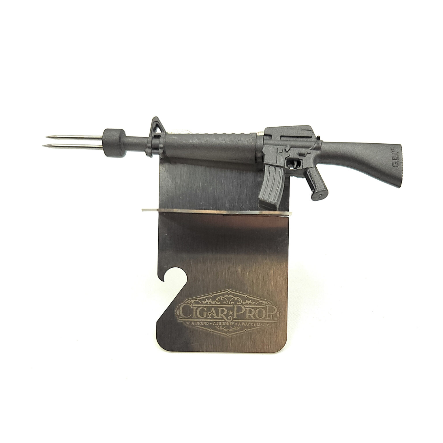 M16 Cigar Nub Tool and Travel Cigar Rest Combo - Cigar prop