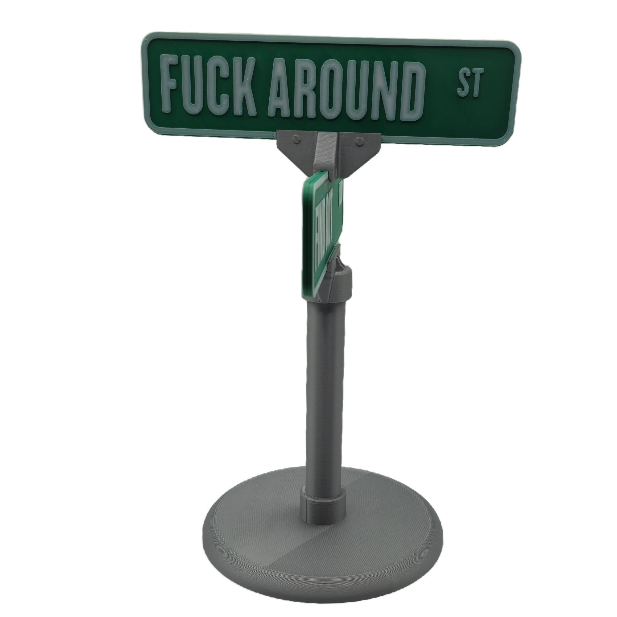 F#&k Around and Find Out Street Sign - Cigar prop