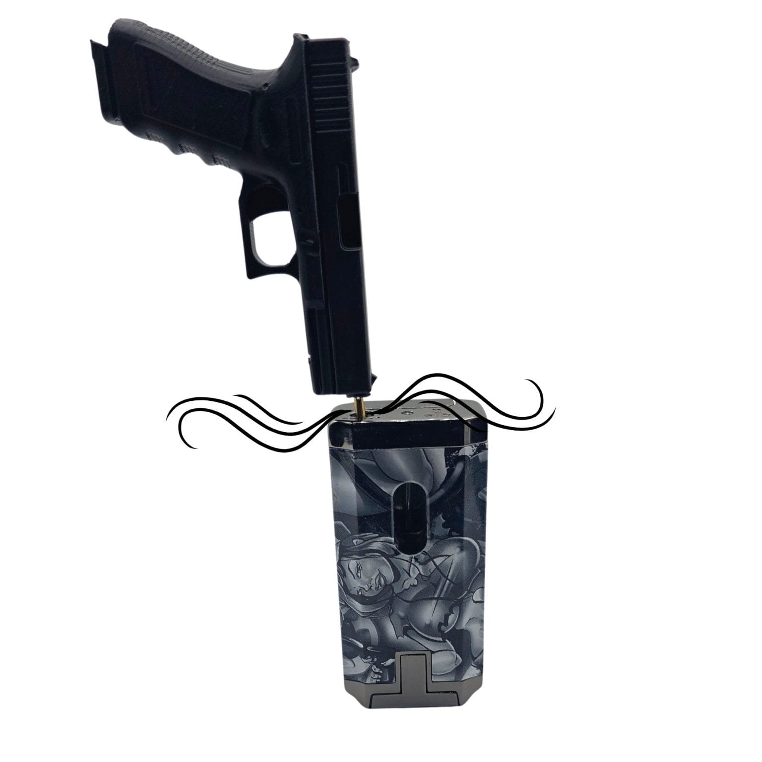 Glock 17 Butane Lighter Air Bleed Tool - Cigar prop